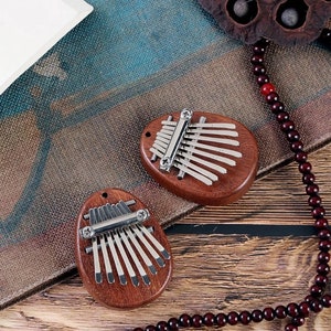 8 Key Mini Kalimba Pendant and Necklace - Etsy
