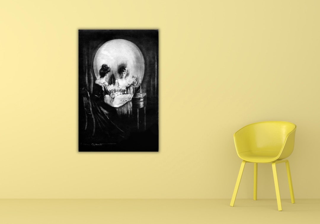 Charles Allan Gilbert All is Vanity Poster Print Art Canvas,all is ...