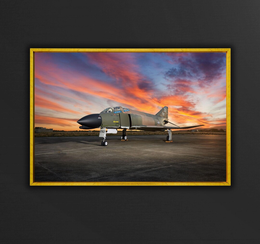 Military Aircraft F-4 Phanton Poster Print,aircraft F-4 Canvas Wall Art,lockheed SR-71 Blackbird ...
