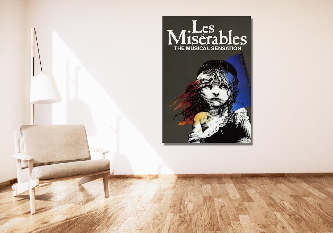 Les Miserables Musical Theatre Poster Art Print,les Miserables Musical ...