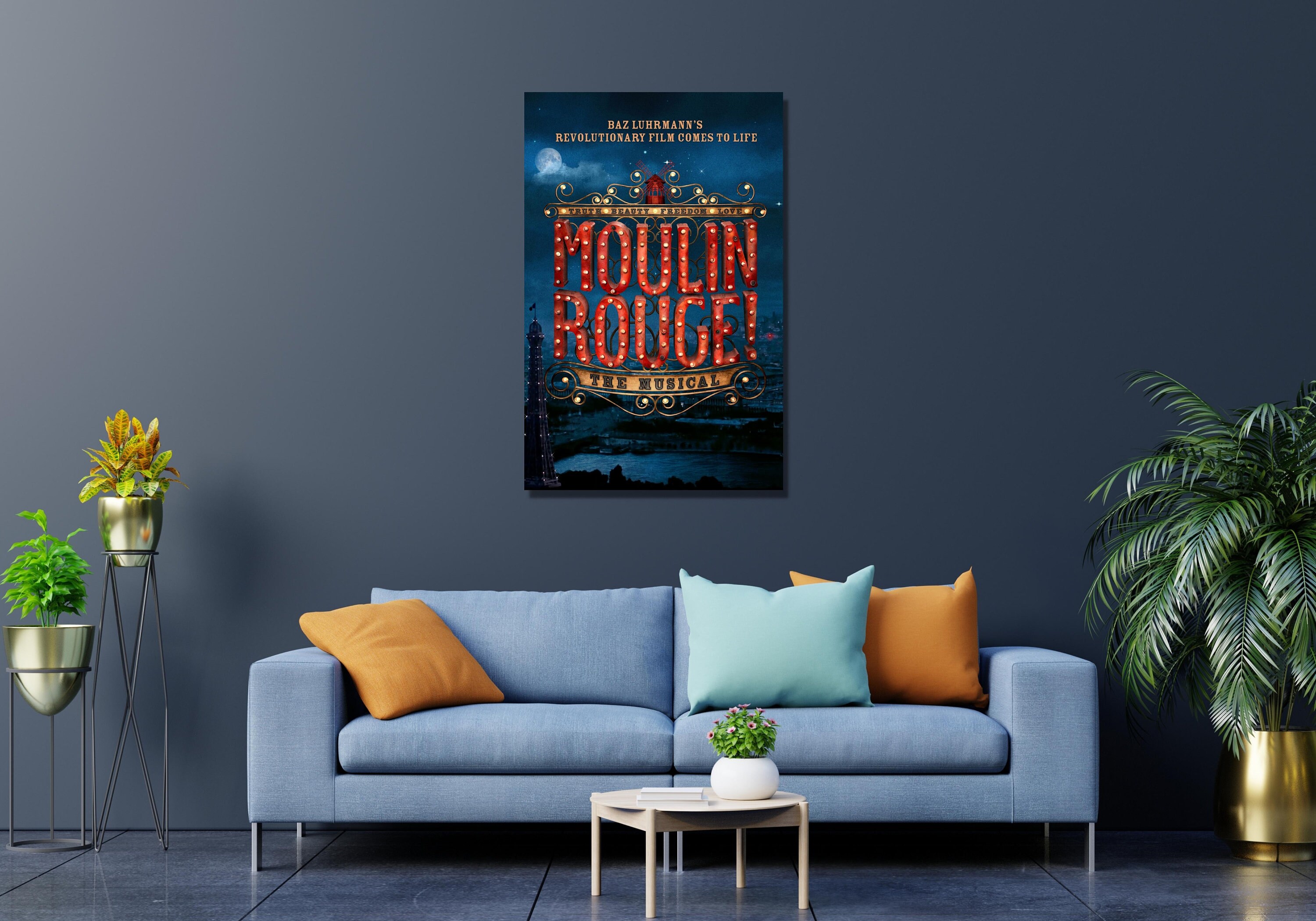 Moulin Rouge Musical Theatre Poster Art Printmoulin Rouge - Etsy