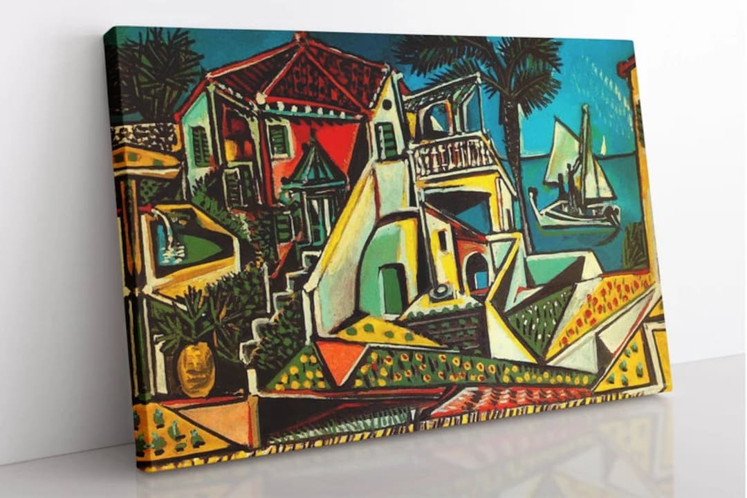 Pablo Picasso Mediterranean Landscape Wall Art Print,masterpiece Canvas ...