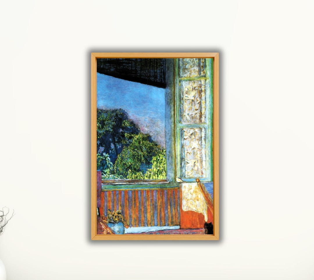 The Open Window by Pierre Bonnard Poster Print Art,famous Painting ...