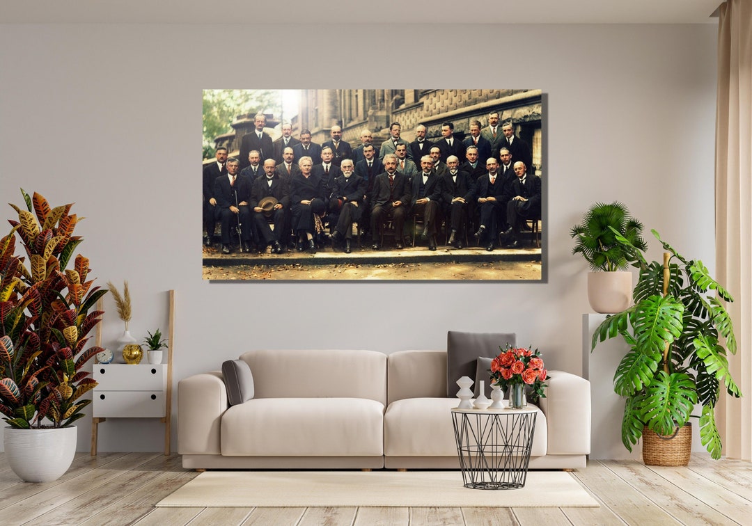The Solvay Conference 1927 Canvas Wall Art,poster Print Art,home ...