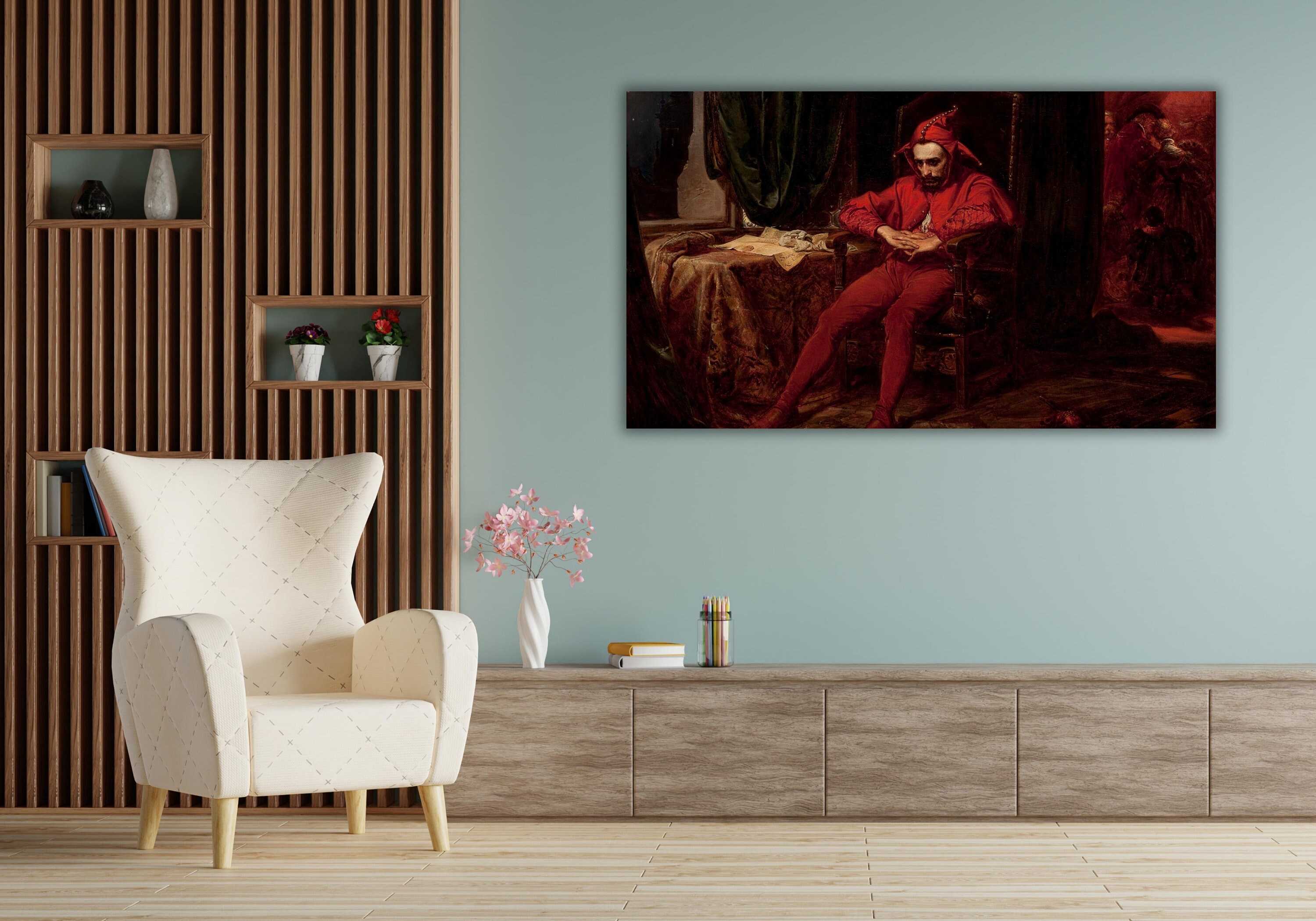 Sad Clown Landscape Printthe Sad Jester by Jan Matejko - Etsy