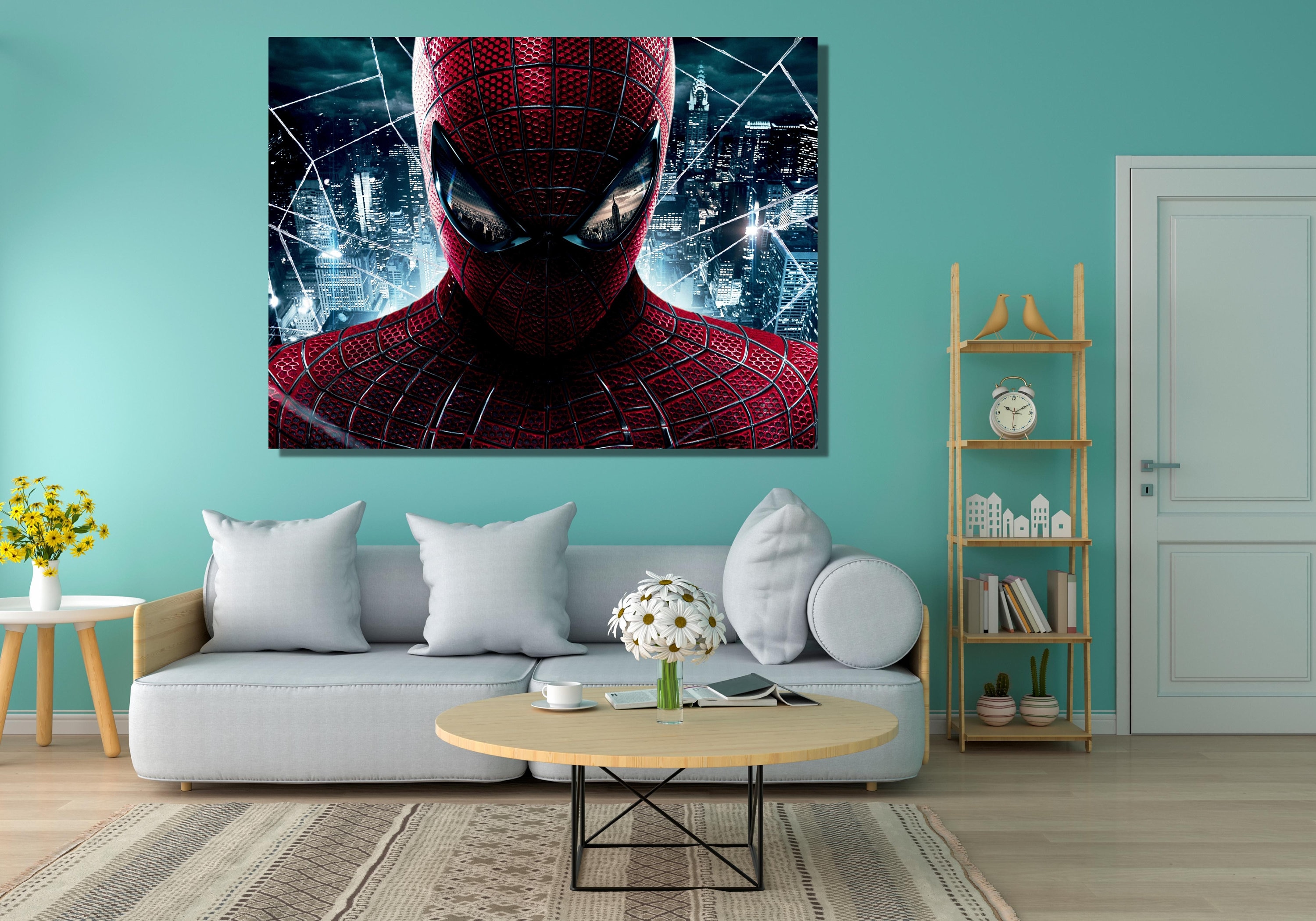 Spider-man Wall Decorspiderman Poster Art Printspider-man - Etsy