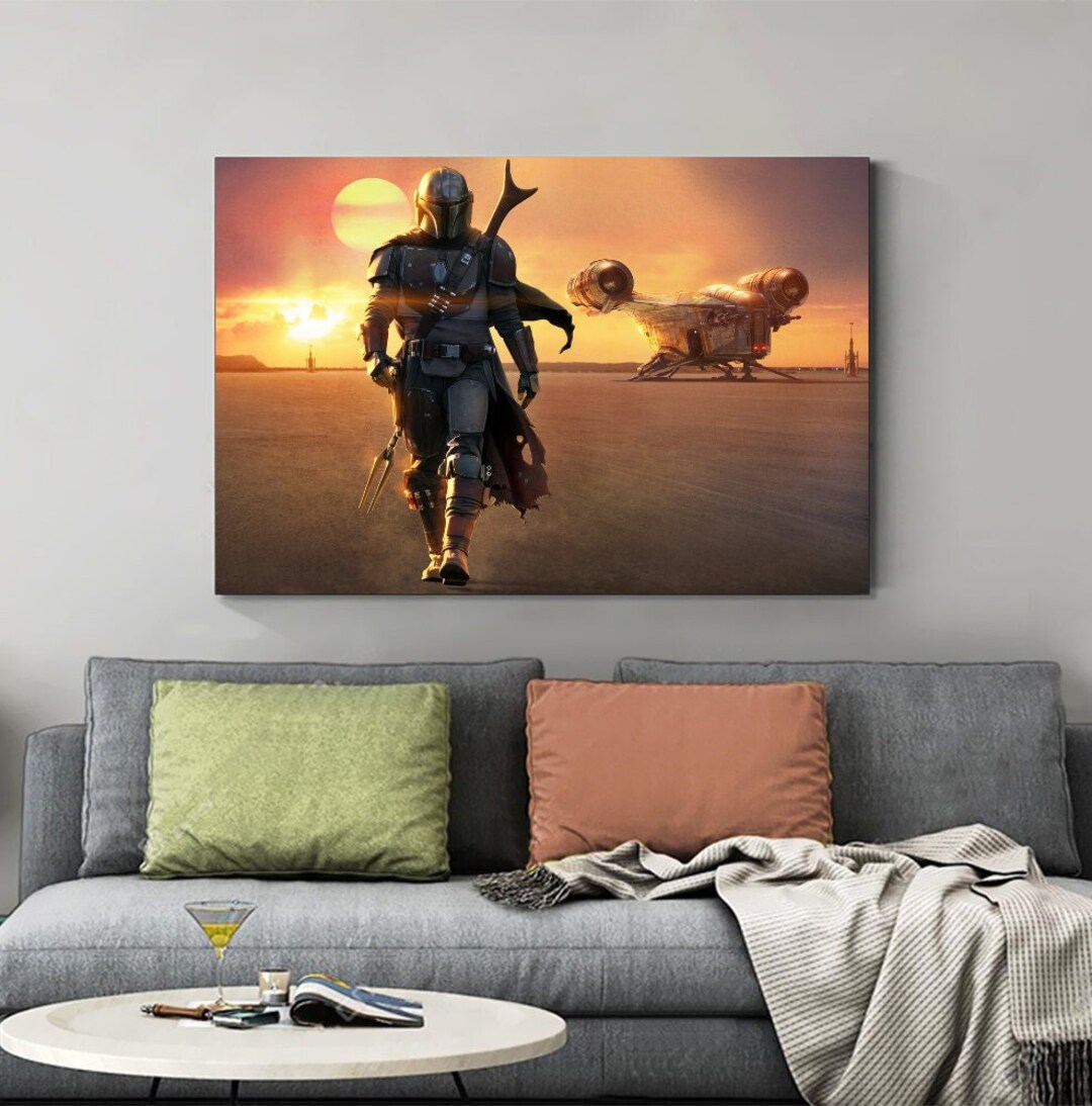 Mandalorian Wall Art,mandalorian Poster Print,star Wars Poster Print ...
