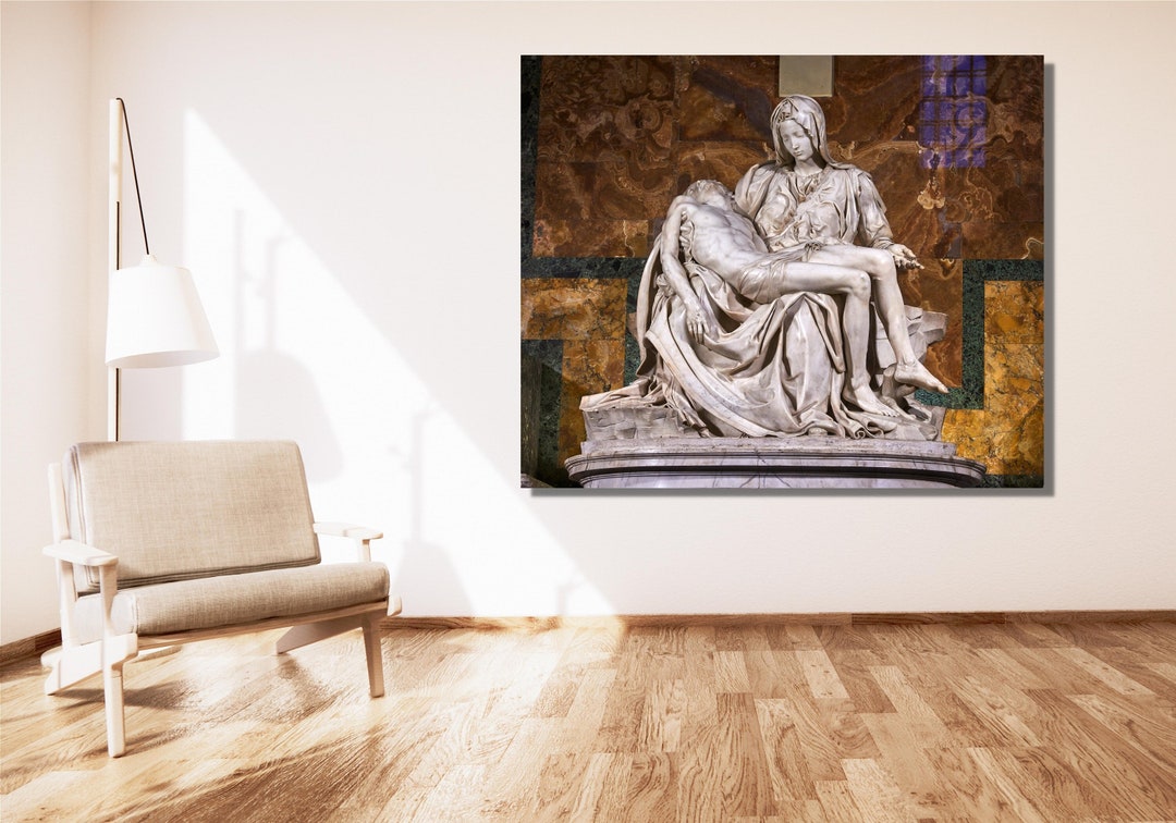 Michelangelo Pieta (1499) Poster Wall Art Print,michelangelo ...