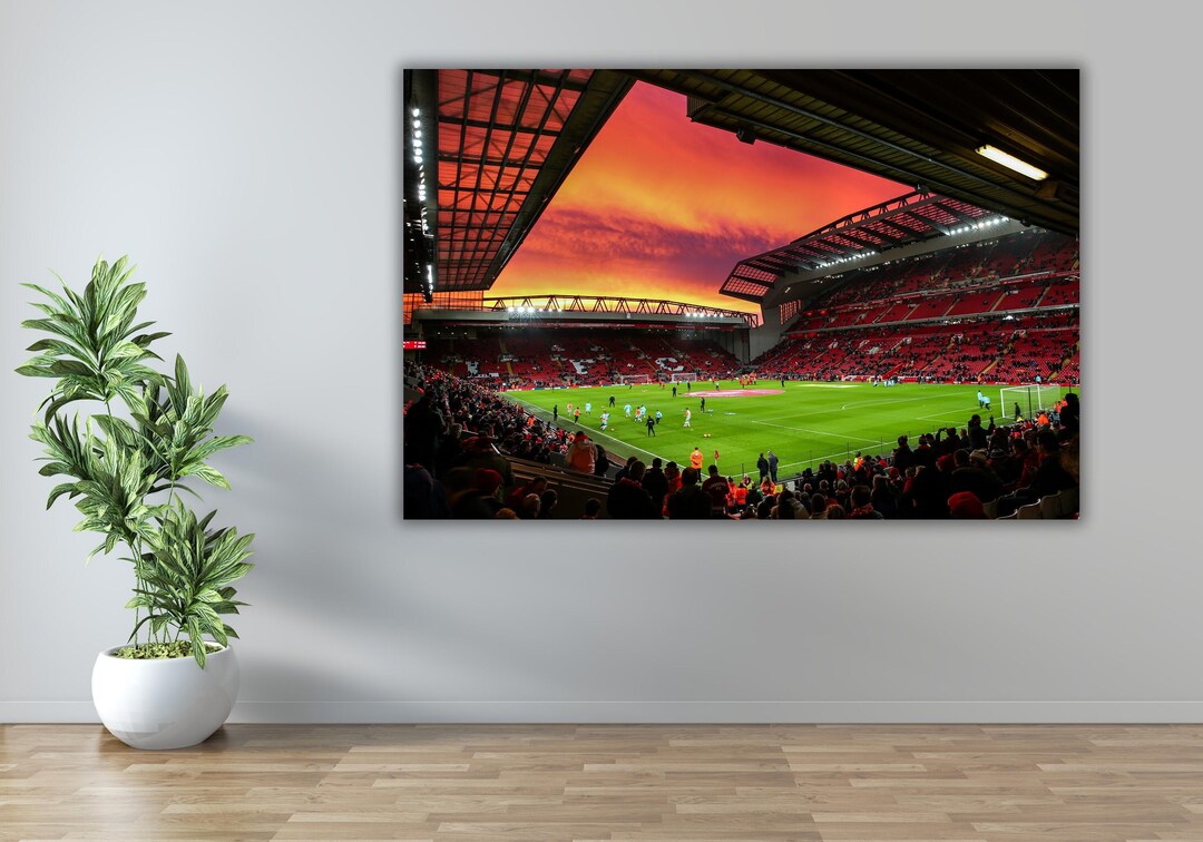 Anfield Stadium Poster/canvas Wall Art,liverpool Fan Gift,anfield ...