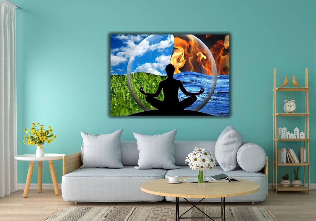 Feng Shui Poster/canvas Art Print,yoga Philosophy Wall Art Decor ...