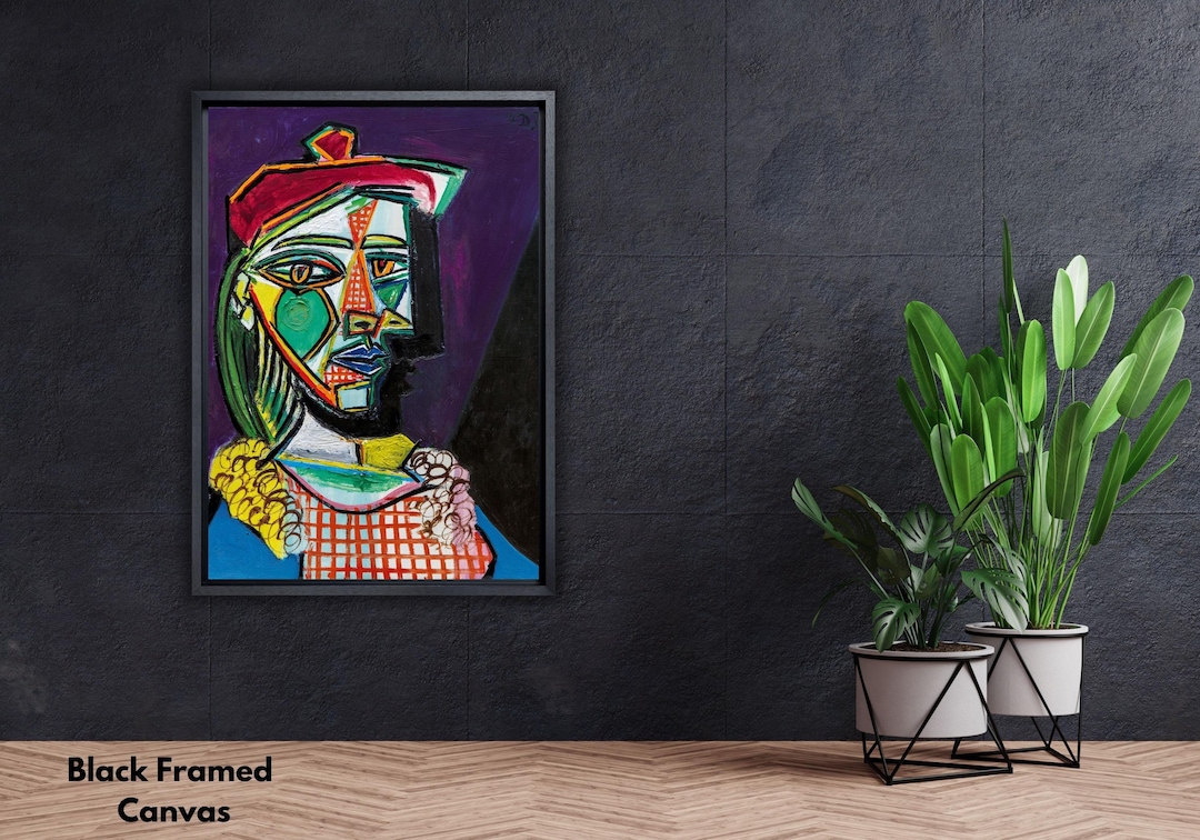 Pablo Picasso Portrait of Marie-thérèse Walter Poster/canvas Wall Art,femme Au Béret Et à La ...