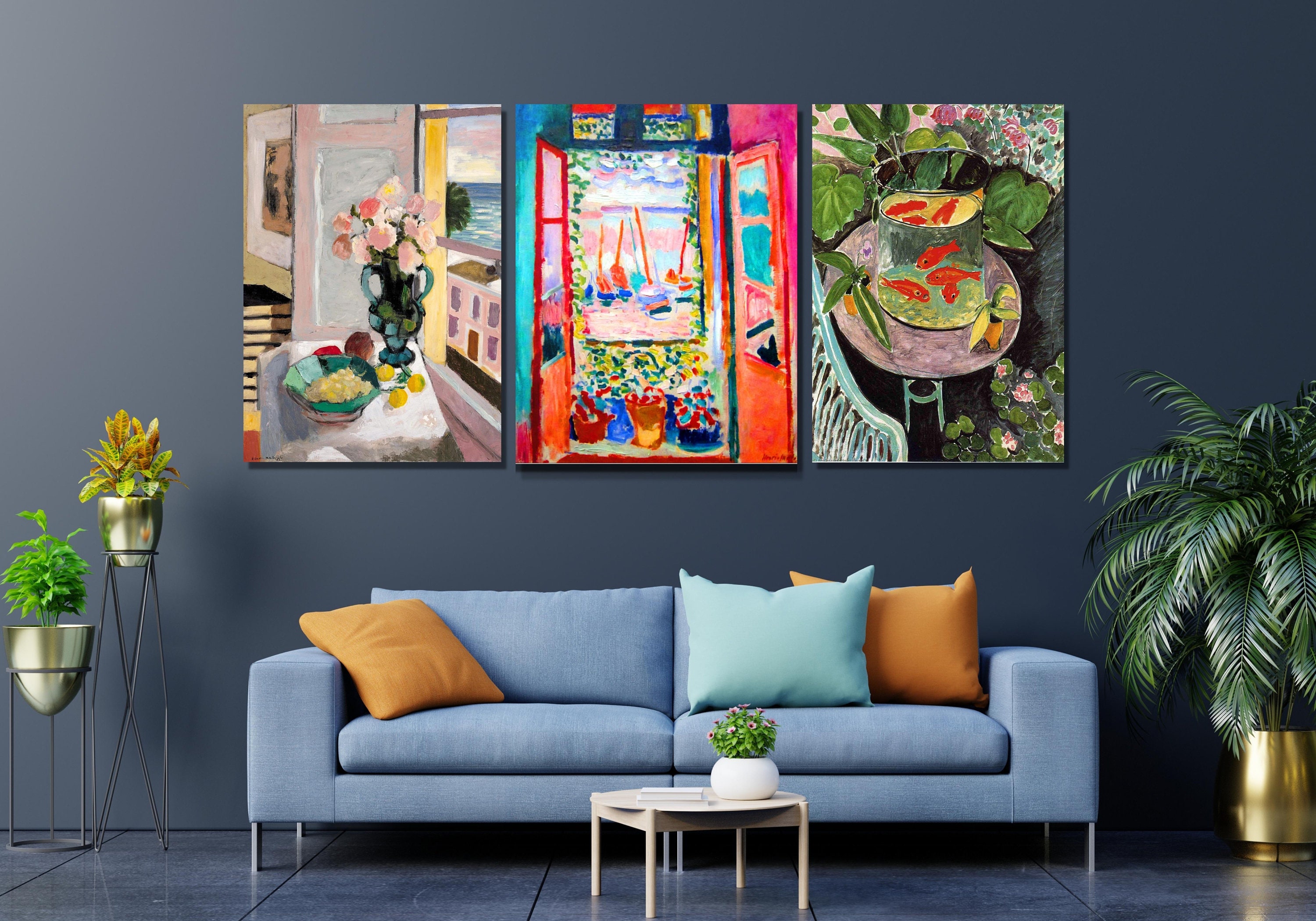 Set of 3 Henri Matisse Famous Paintings Poster Arthenri - Etsy