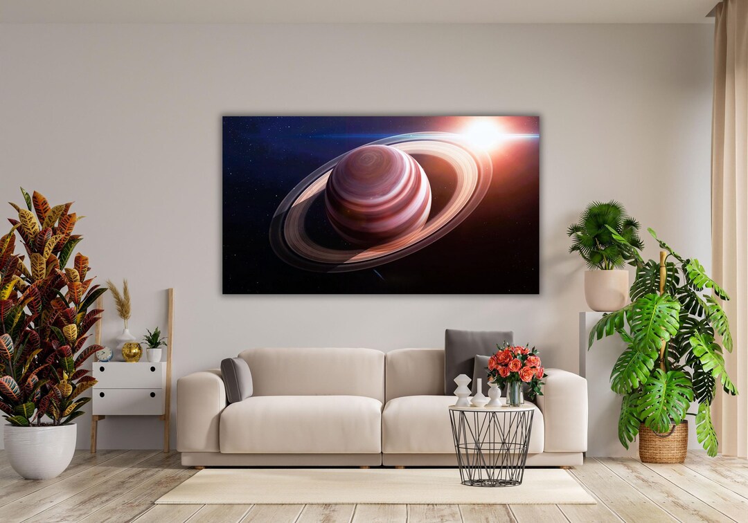 Saturn Poster/canvas Wall Art,space Print Art,nasa Earth Real Photo ...