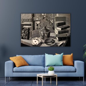 M.C. Escher Still Life and Street Poster Print,maurits Cornelis Escher ...