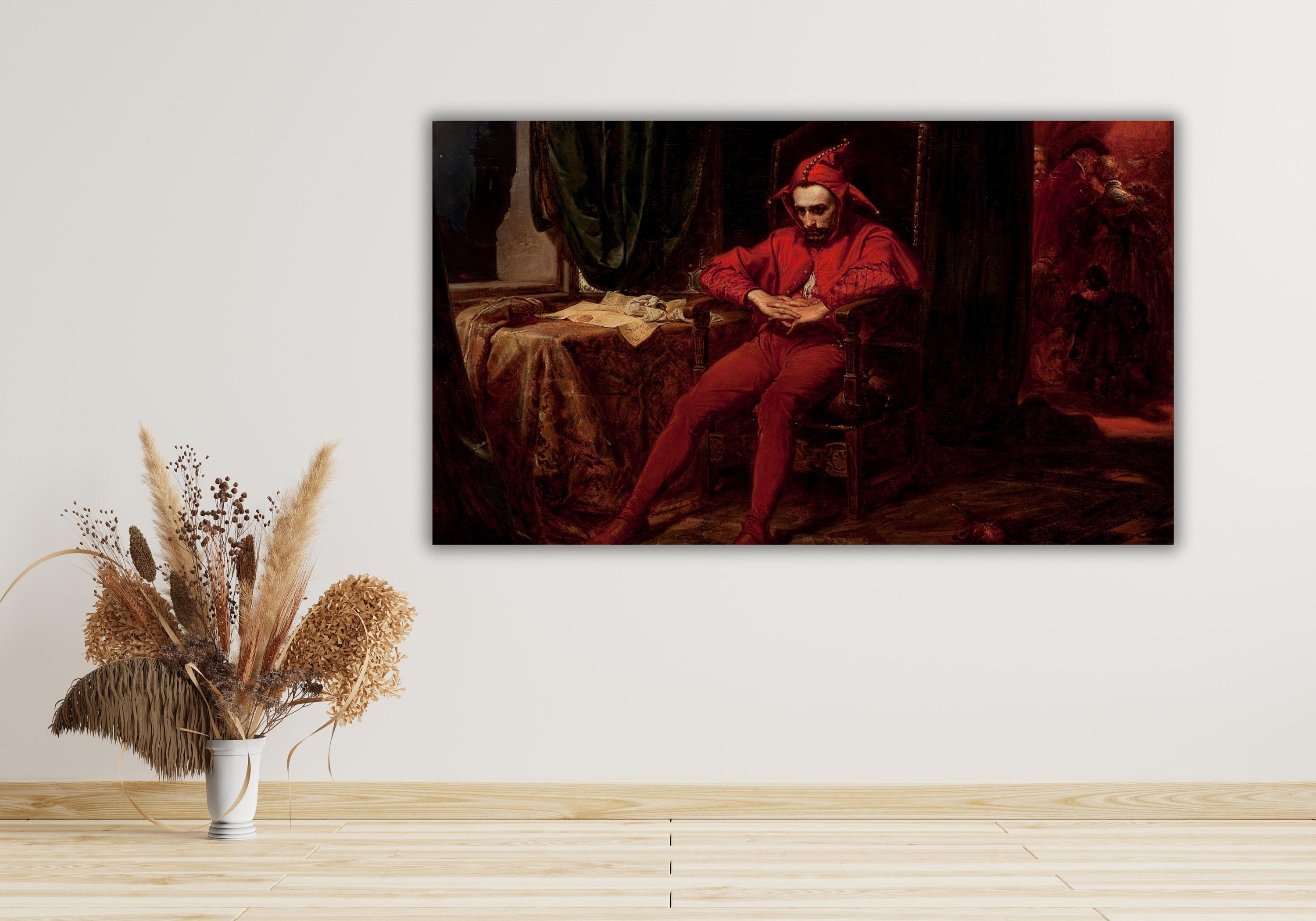 Sad Clown Landscape Printthe Sad Jester by Jan Matejko - Etsy