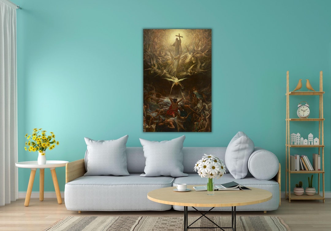 Gustave Dore The Triumph Of Christ Poster Canvas Wall Art Gustave Dore