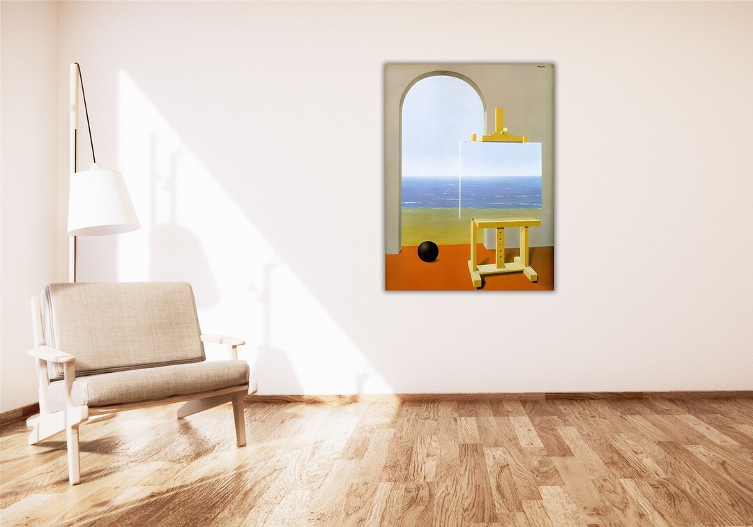 René Magritte the Human Condition Poster Art Canvas,rene Magritte ...