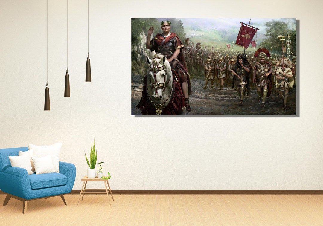 Caesar and His Legions Poster Art Print,caesar and His Legions Canvas ...