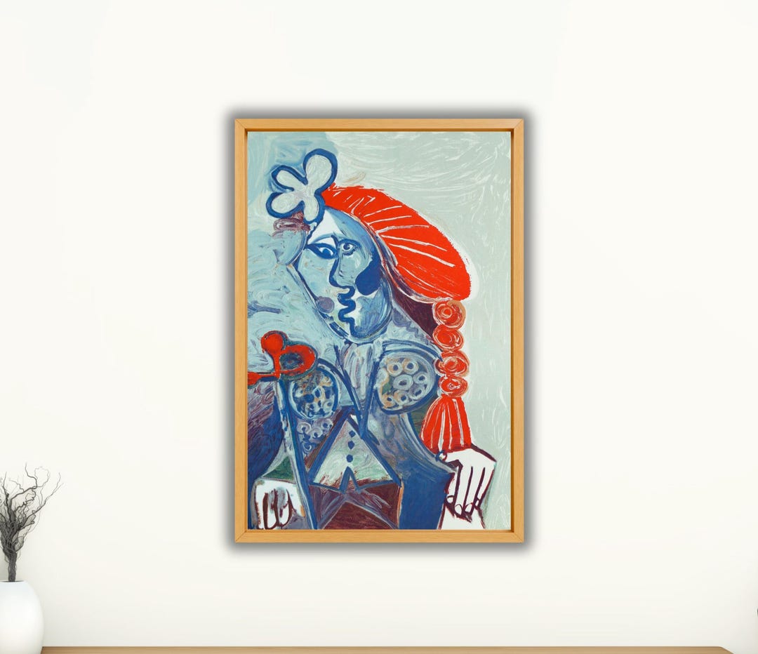 Pablo Picasso Abstract Face to Face Poster Print Art Canvas Wall Art ...