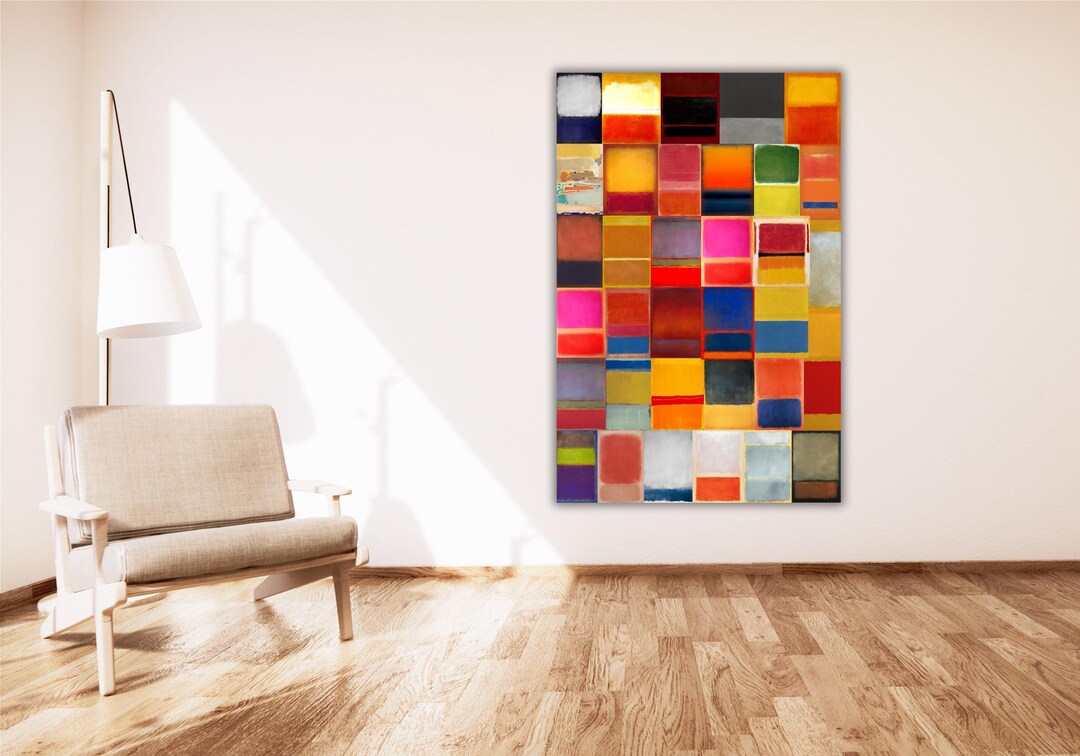 Mark Rothko All Arts Collage Design Art Canvas Print,mark Rothko Print ...