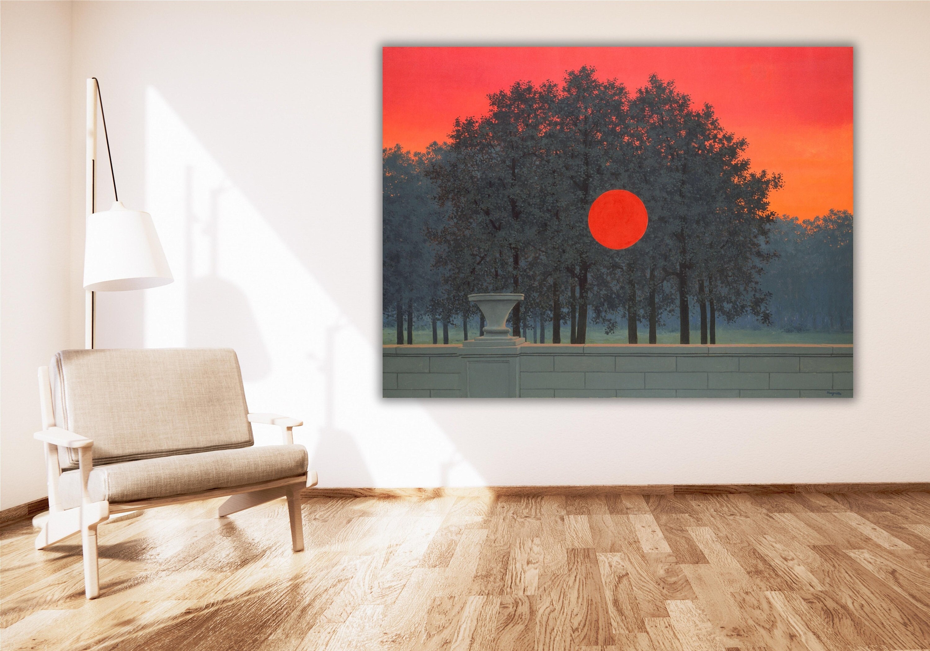 René Magritte the Banquet Canvas Wall Artthe Banquet Poster - Etsy