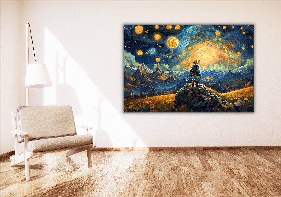 Legend of Zelda Poster Art Print,legend of Zelda Print on Canvas Wall ...