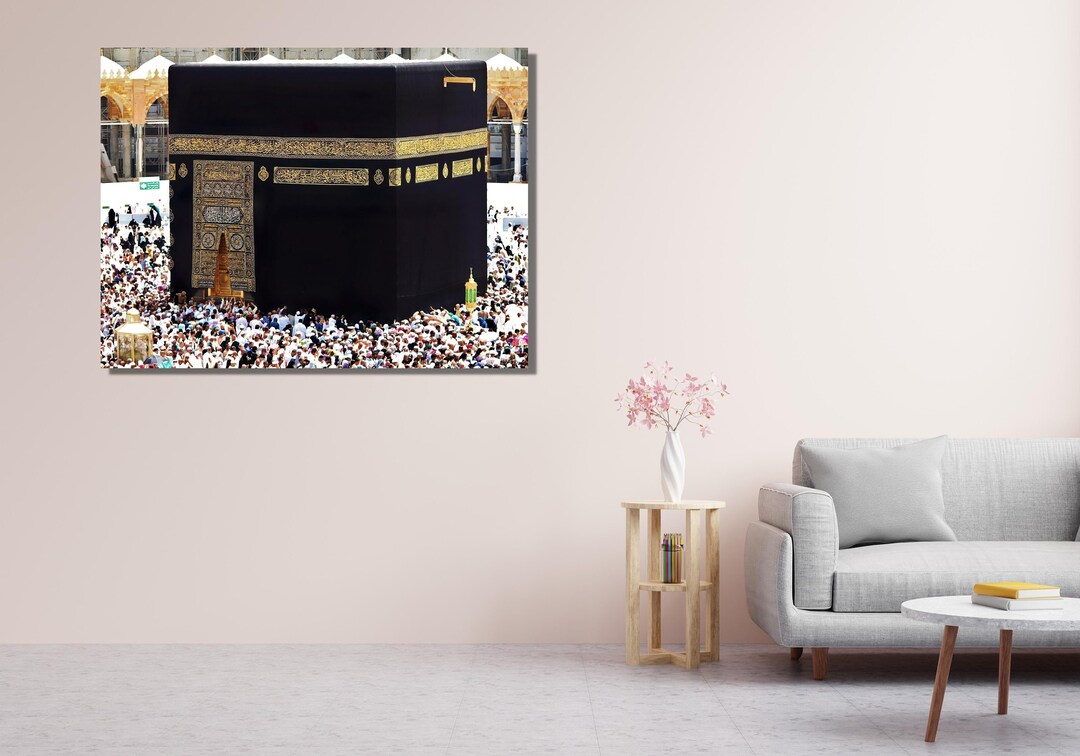 Kabe Canvas Wall Art,kaaba Poster Print,mekka Extra Large Canvas Wall ...