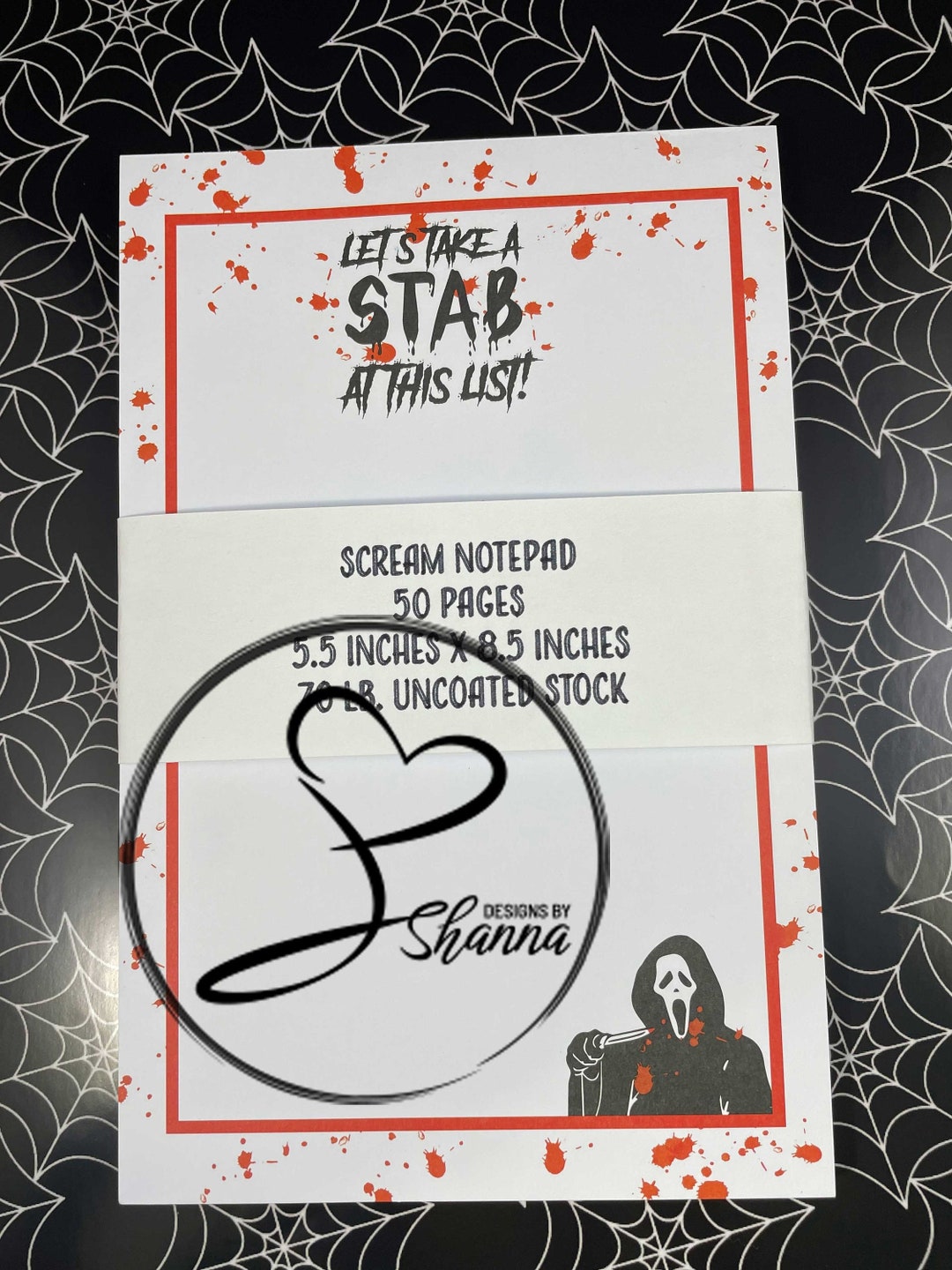 Scream Themed Notepad - Etsy