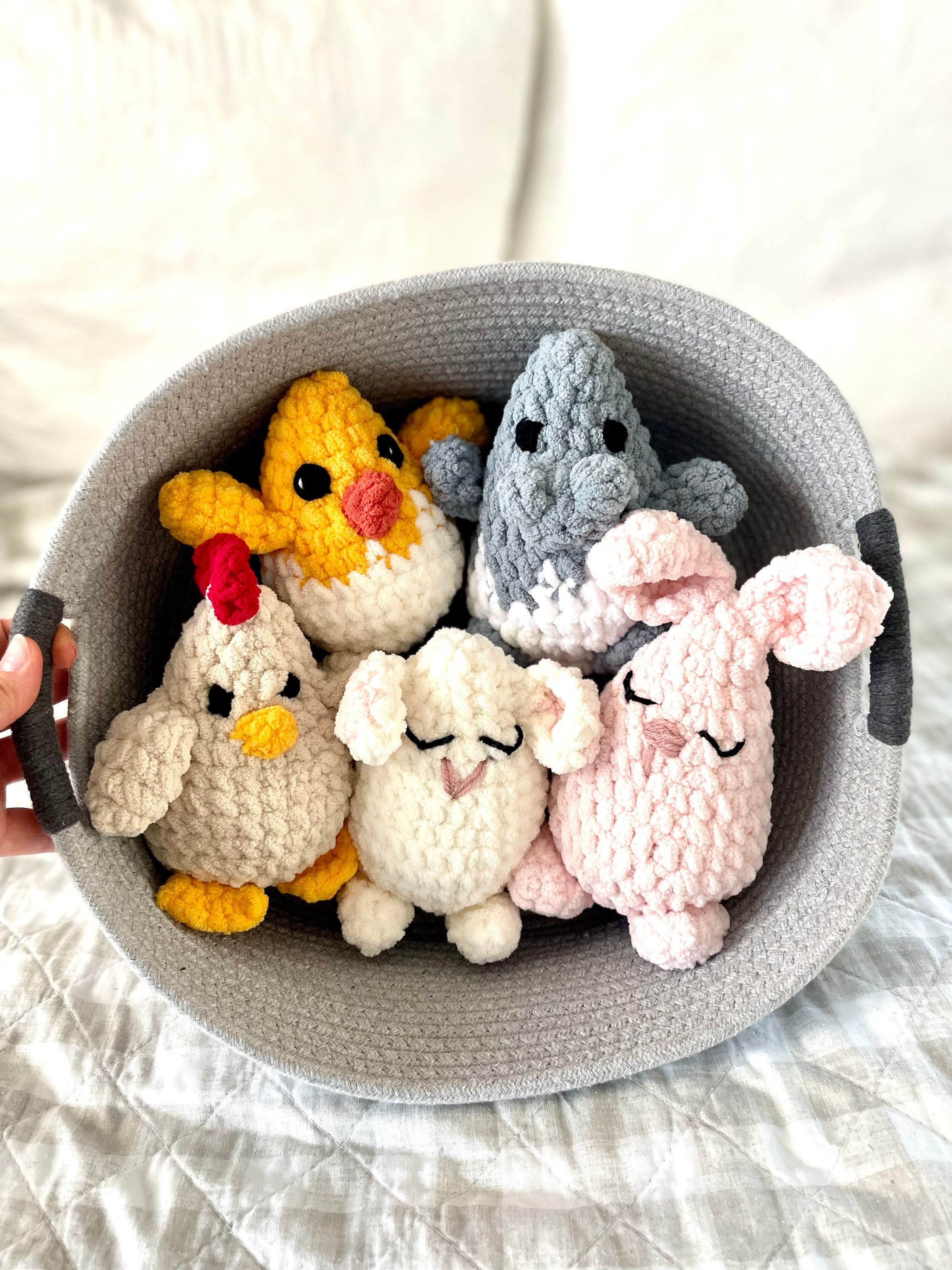 Crochet Chicken Egg Friend | Easter Chicken | Easter Basket Stuffer - Etsy