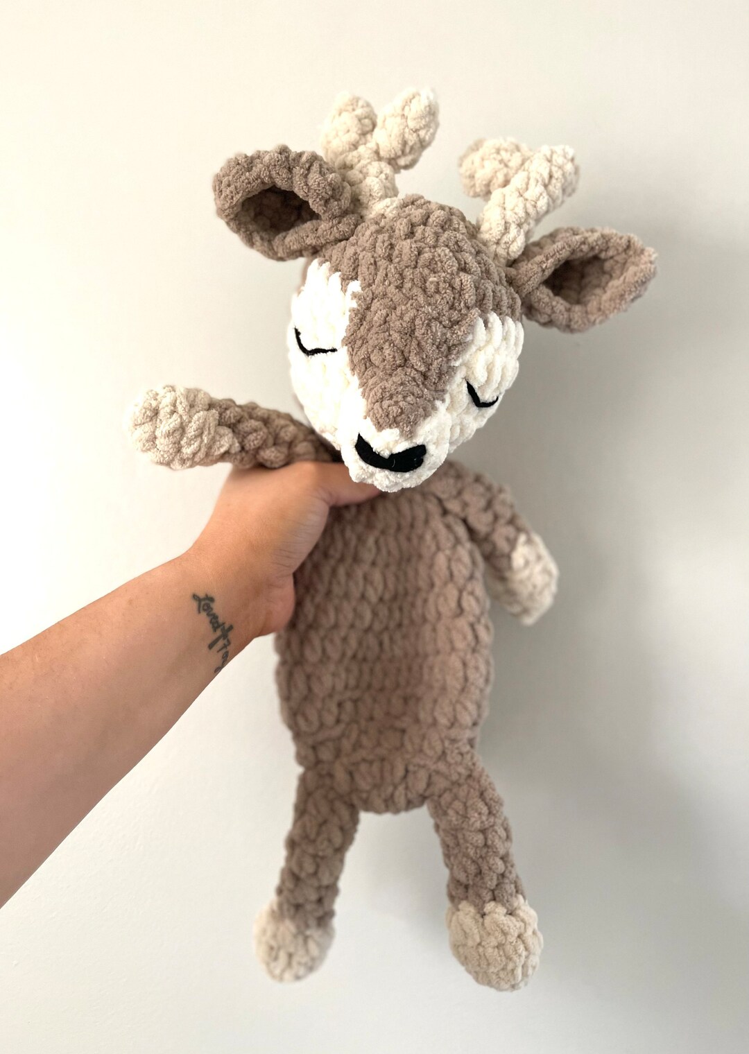 Dixie the Deer Crochet Snuggler - Etsy