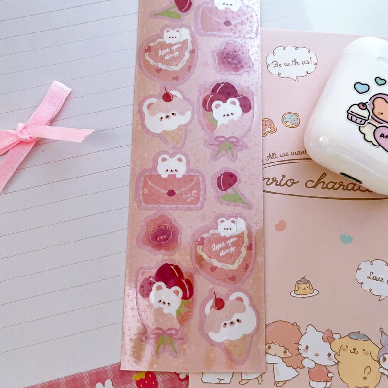 Cute Korean Stickers - Etsy