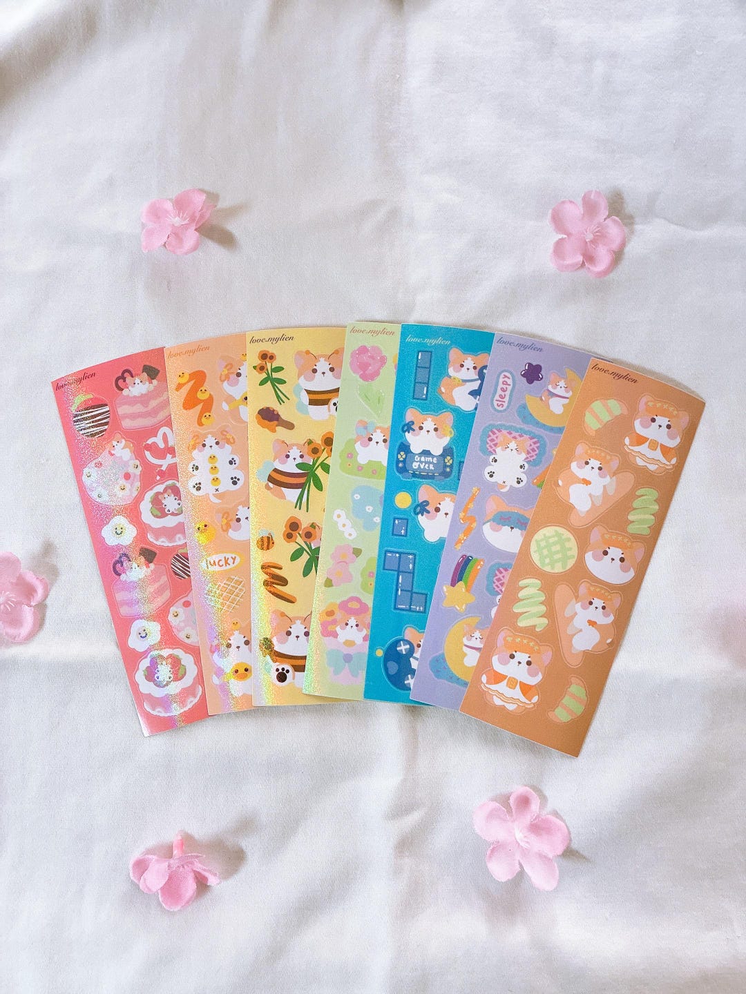 Cute Critter Animal Sticker Sheet | Cute Stickers, Deco, Korean ...