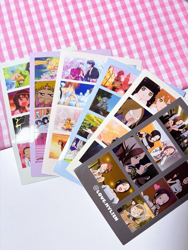 Anime Romance 4x6 Sticker Sheet - Etsy