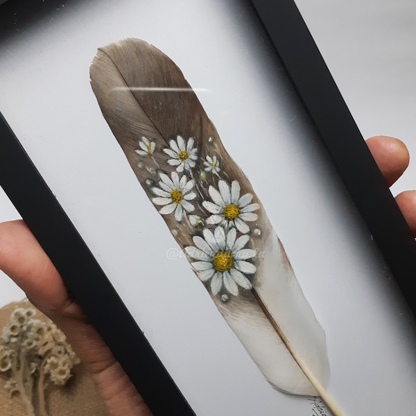 Painted Feathers - Etsy