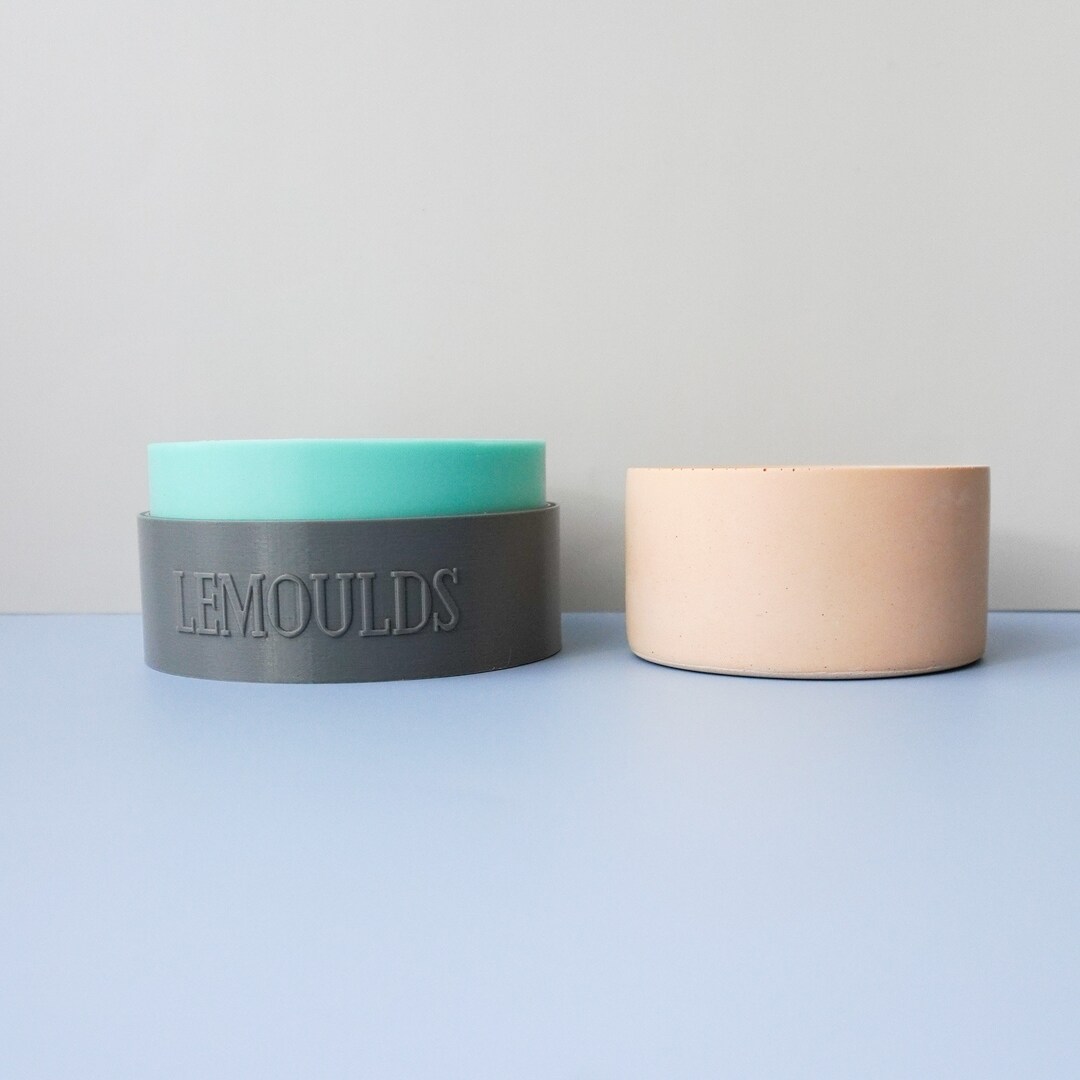 10cm X 5cm Silicone Pot Mold, Cylinder Shaped Pot Silicone Mold ...