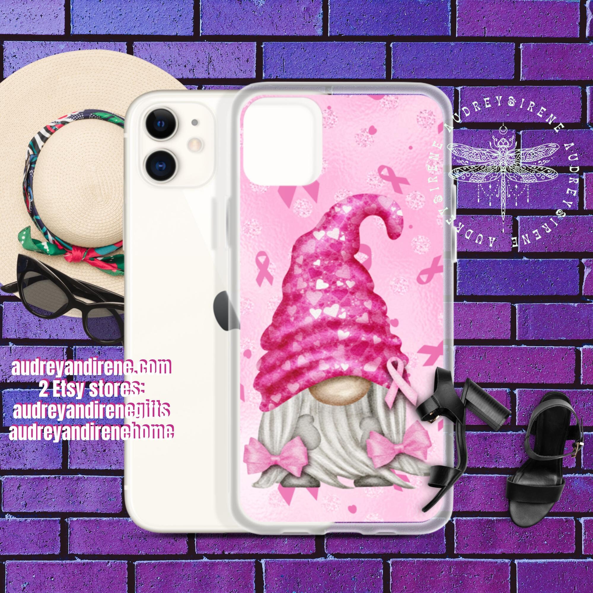 Breast Cancer Awareness Gnome iPhone Case - Etsy