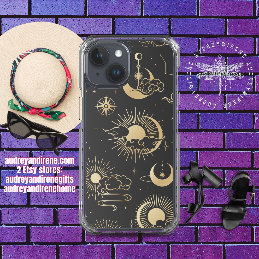 Sun Moon Stars Celestial iPhone Case - Etsy