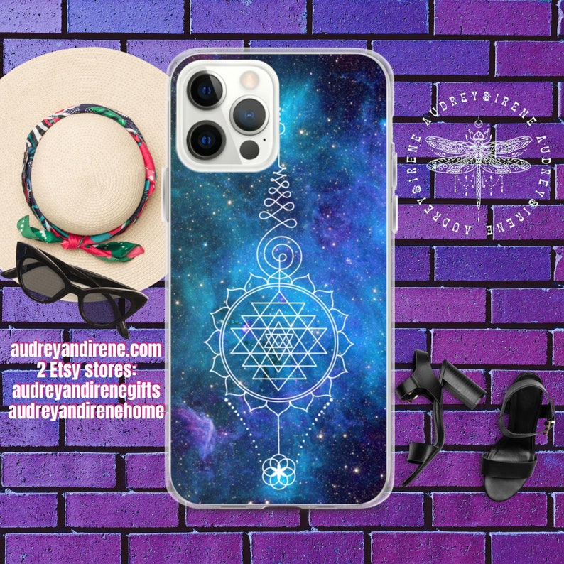 Sri Yantra Unalome Sacred Geometry Universe iPhone Case - Etsy