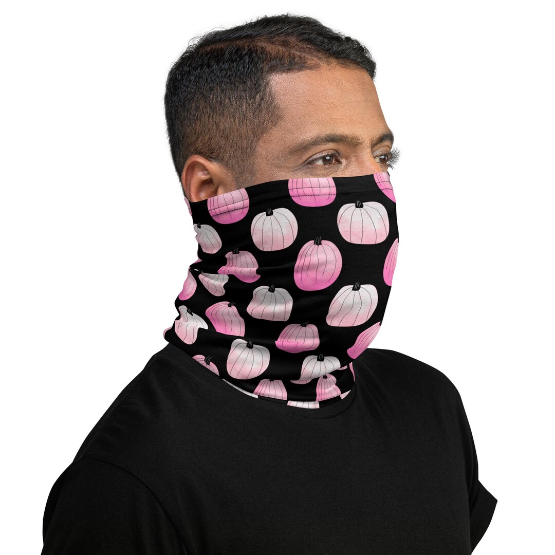 Pink Pumpkins Breast Cancer Awareness Neck Gaiter - Etsy