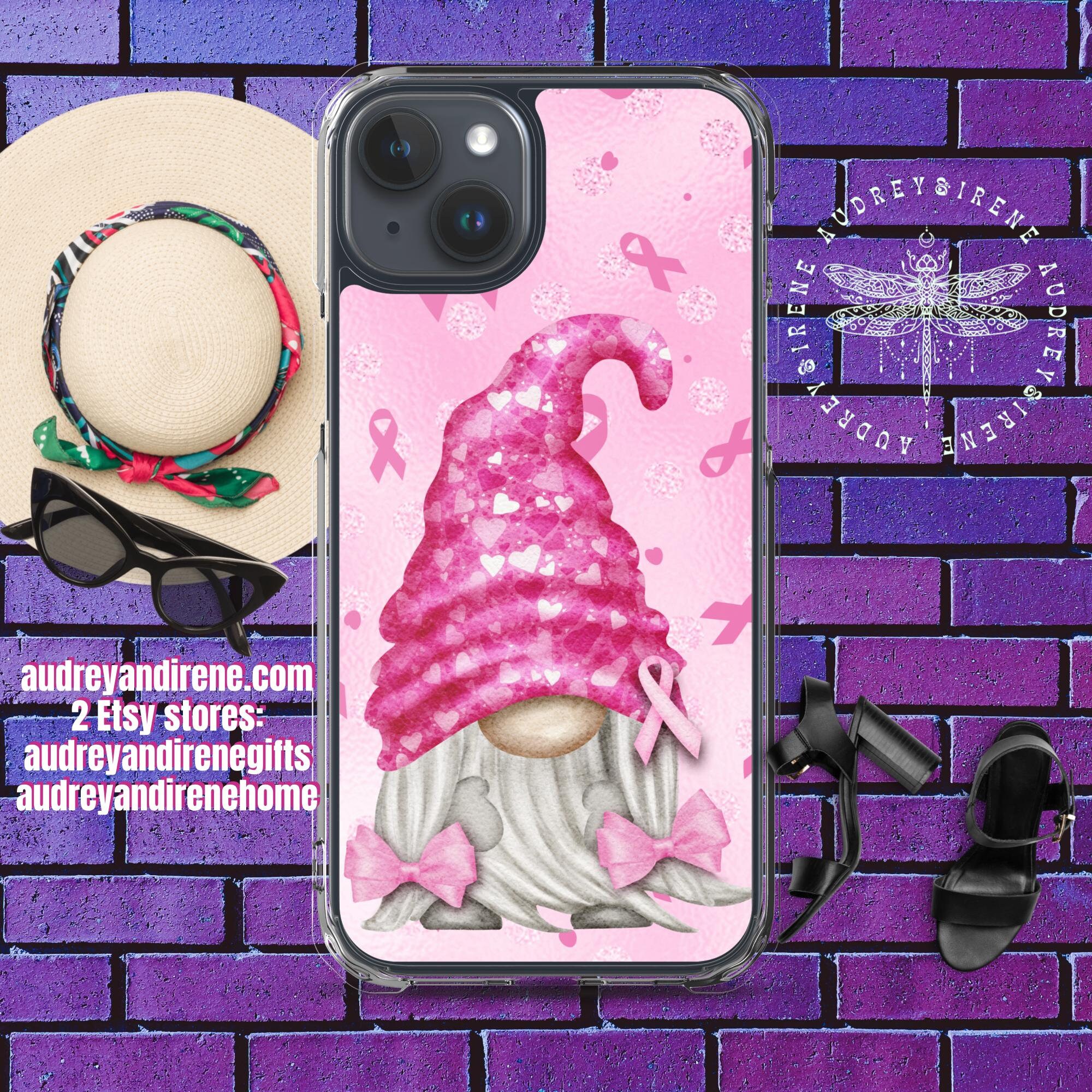 Breast Cancer Awareness Gnome iPhone Case - Etsy