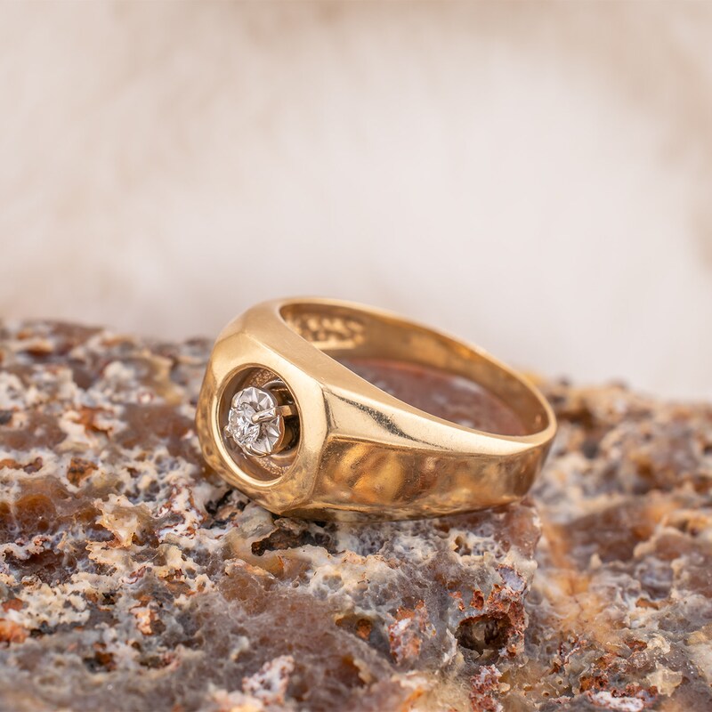 1980s Gold Ring - Etsy