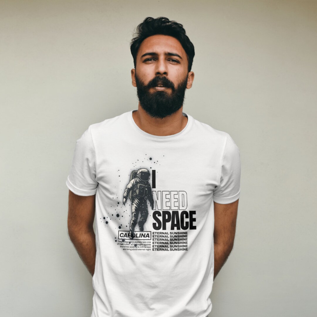 Astronaut T-shirt Universe Theme Stargazing Attire Science Fiction ...