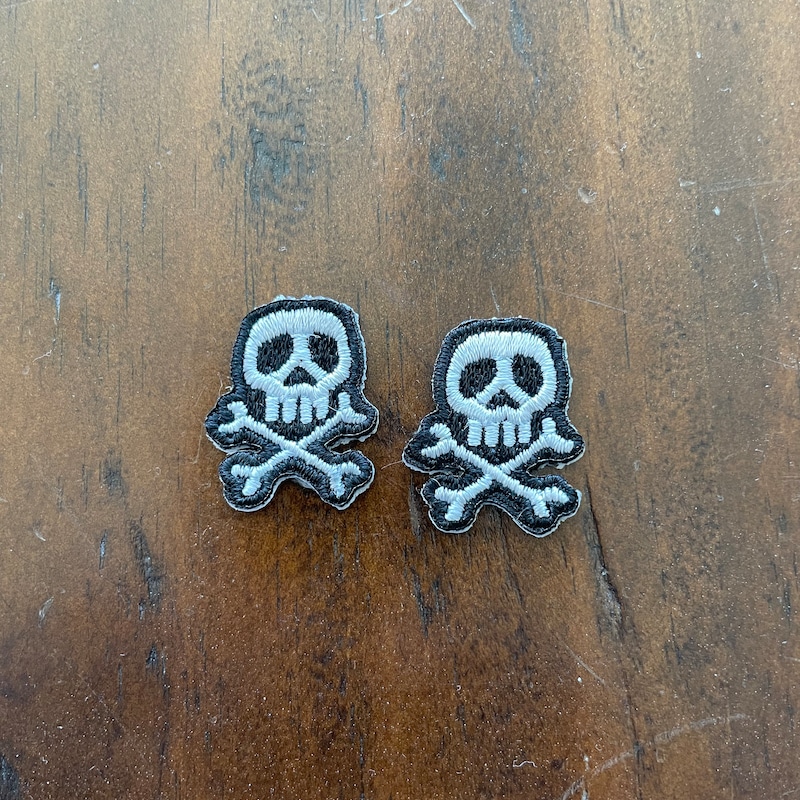 Skull Sew on Patch - Etsy