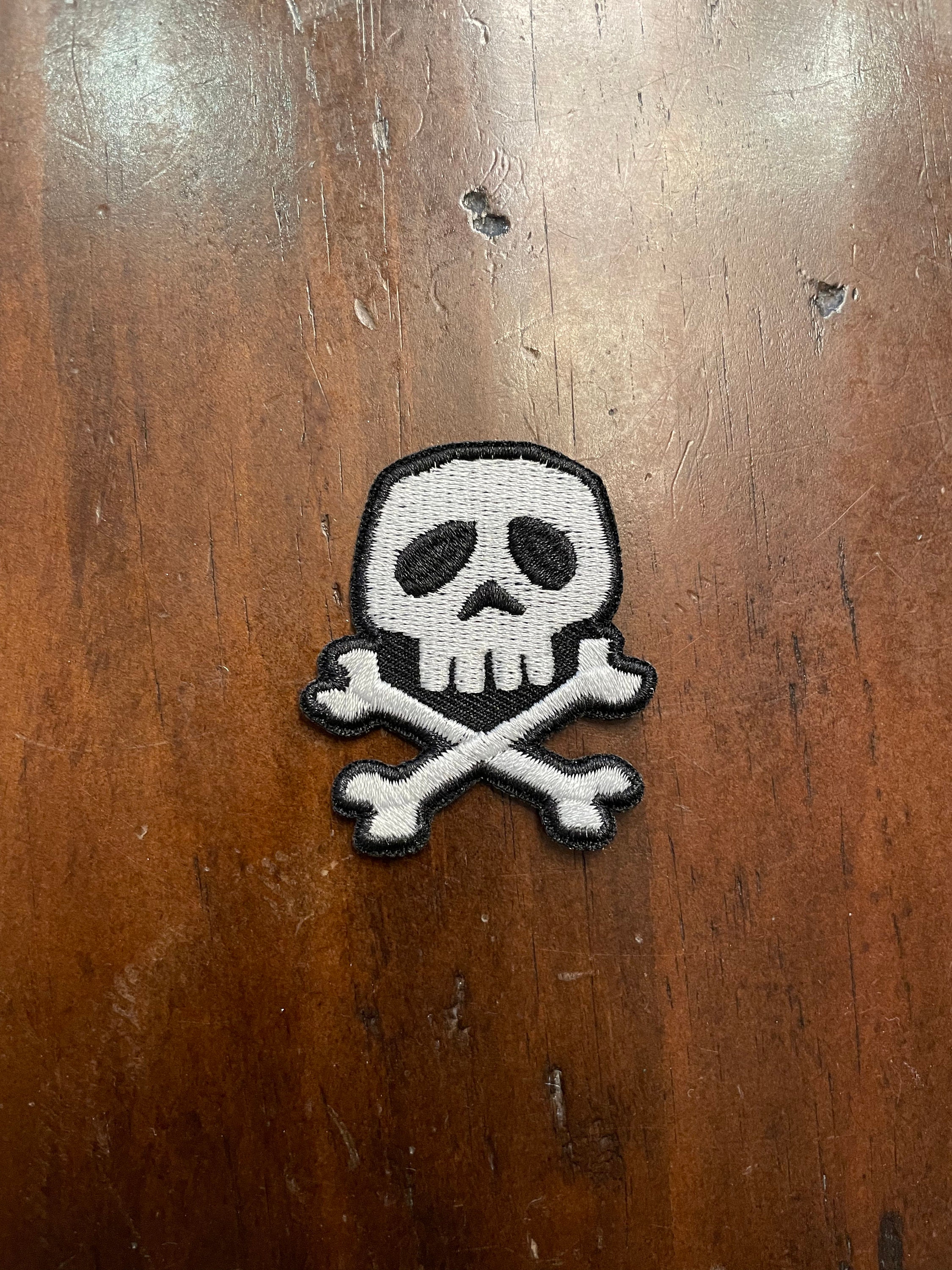Sew on Skull and Crossbones Patch 2 Inches - Etsy