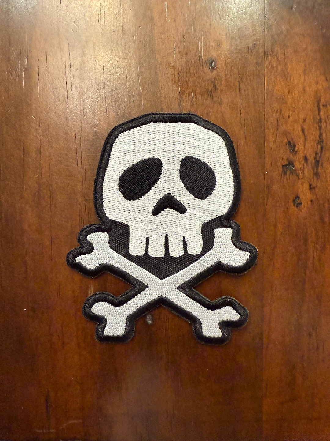 Sew on Large (4 Inch) Embroidered Skull and Crossbones Patch - Etsy