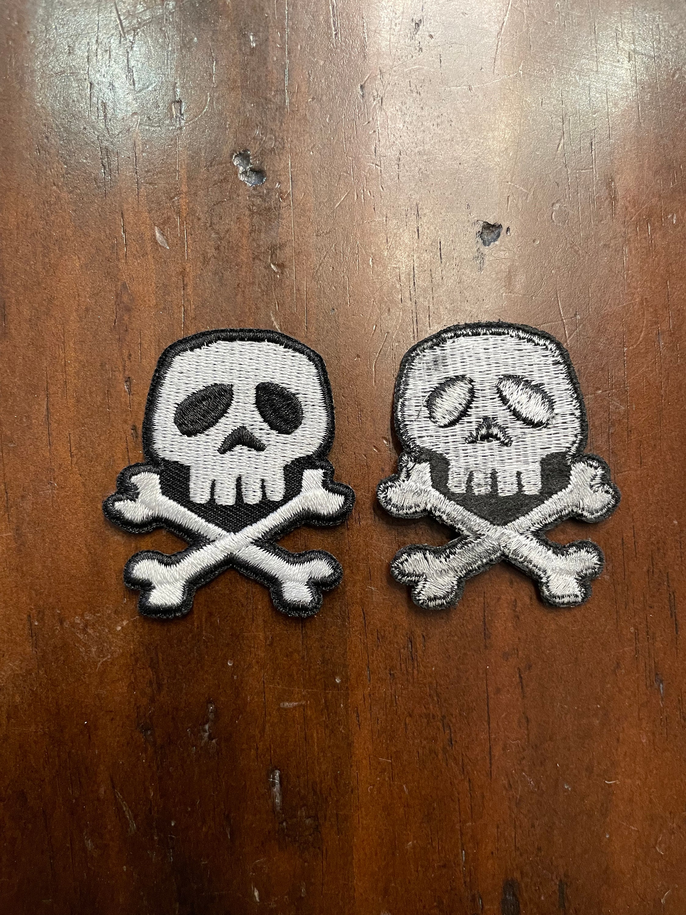 Sew on Skull and Crossbones Patch, 2 Inches - Etsy
