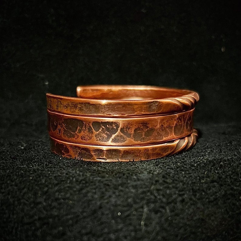 Thin Gauge. Twisted Copper Bracelet. Forged in Montana. Made - Etsy
