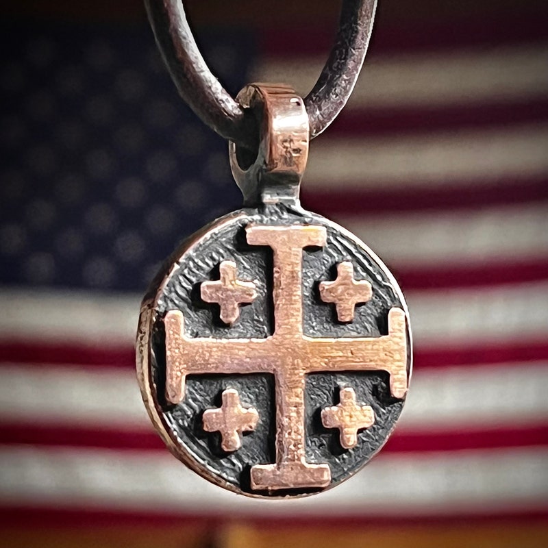 Jerusalem Cross Pendant - Etsy