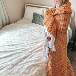 Terracotta Queen Size Blanket - Etsy