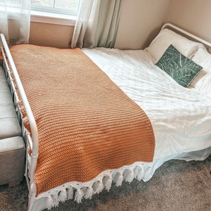 Terracotta Queen Size Blanket - Etsy